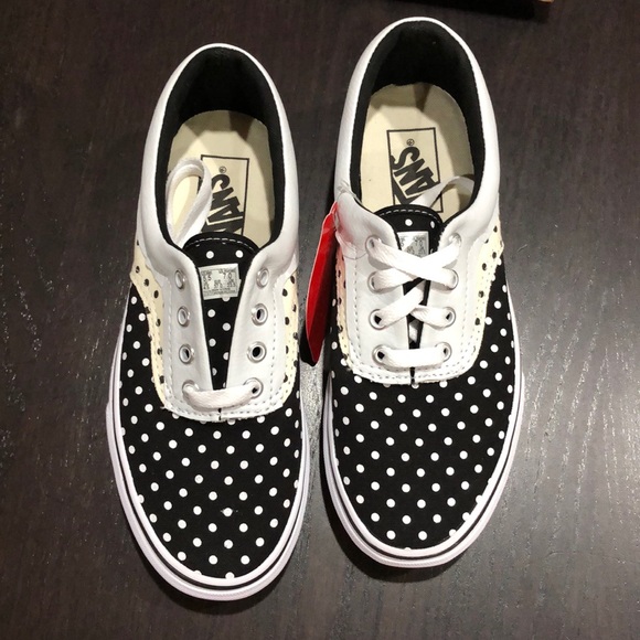 Vans | Shoes | Vans Era Outside In Natural Black Polka Dot | Poshmark